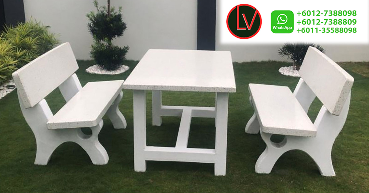 Stone & Concrete Garden Set | Malaysia, Singapore & Brunei | Lovinna